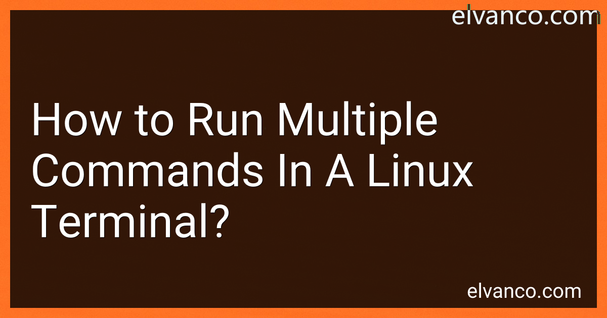 How To Run Multiple Commands In A Linux Terminal In 2024 