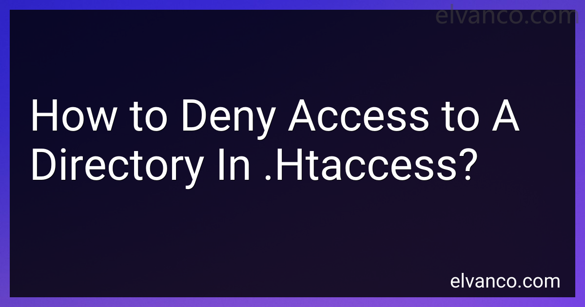 How To Deny Access To A Directory In Htaccess In 2024