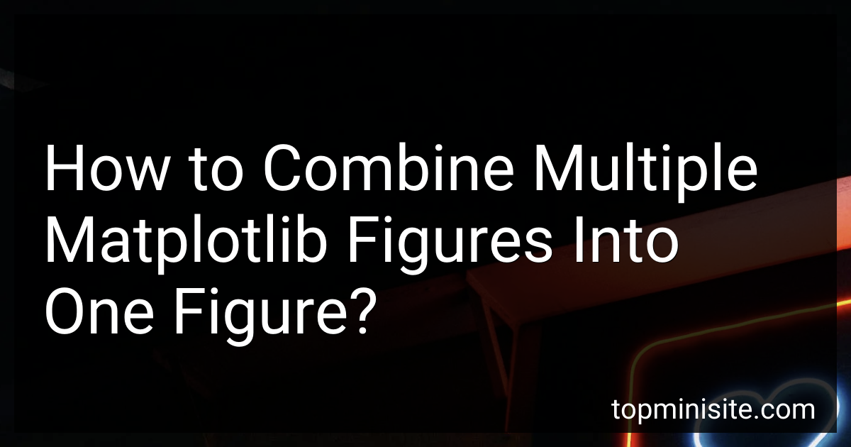 How To Combine Multiple Matplotlib Figures Into One Figure In 2024