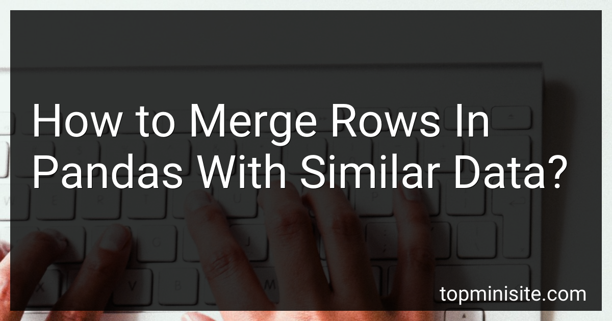 How To Merge Rows In Pandas With Similar Data In 2025