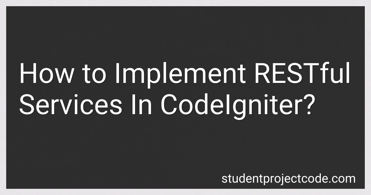 How To Implement Restful Services In Codeigniter In 2024