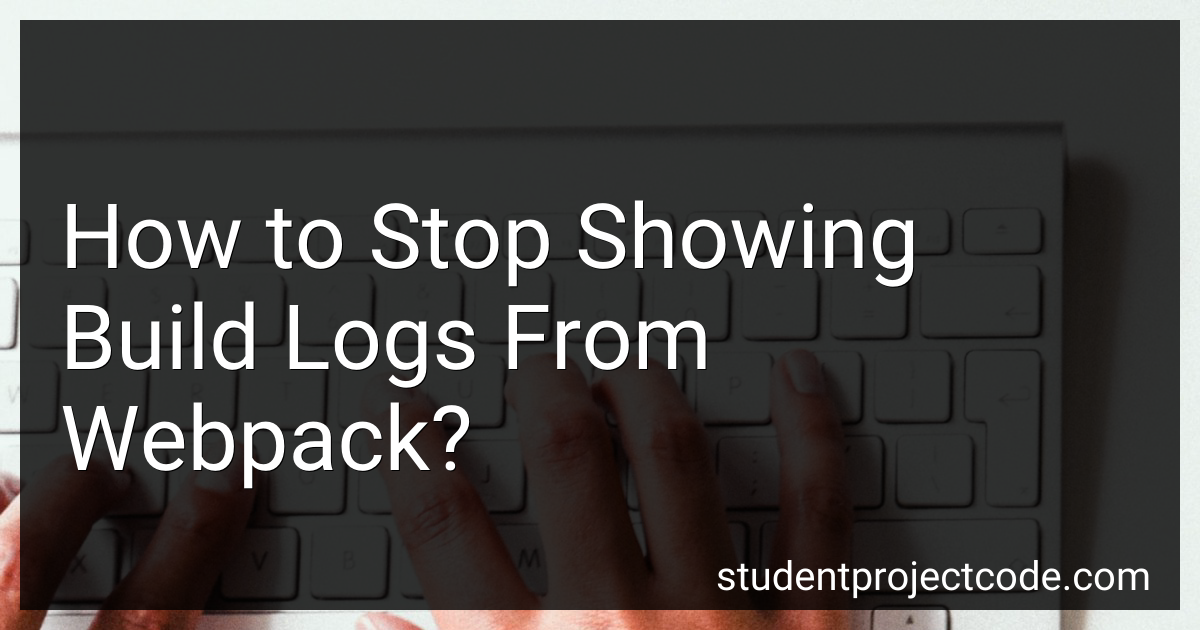 How To Stop Showing Build Logs From Webpack In 2025