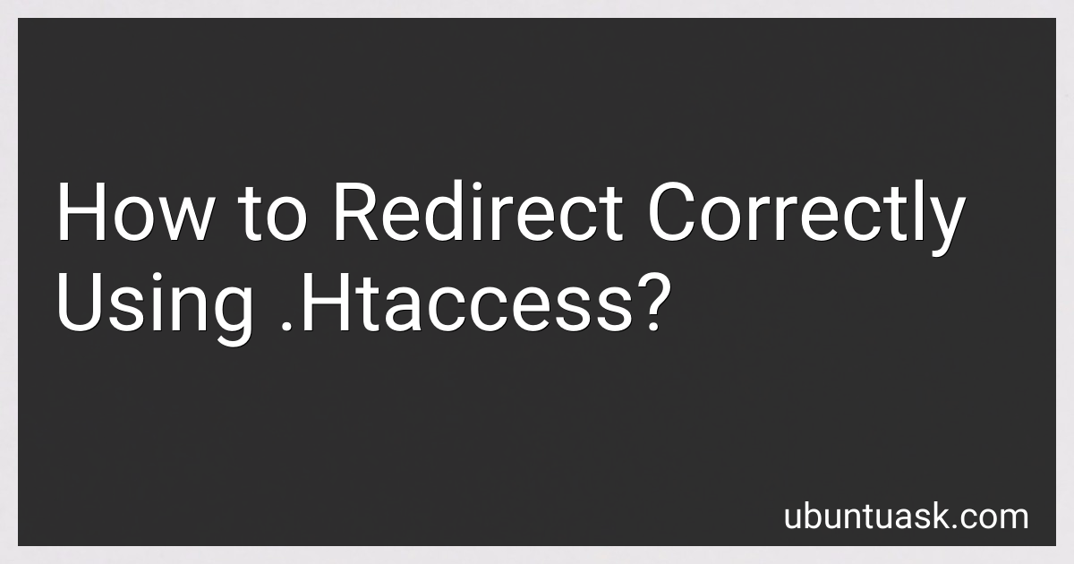 How To Redirect Correctly Using Htaccess In 2024