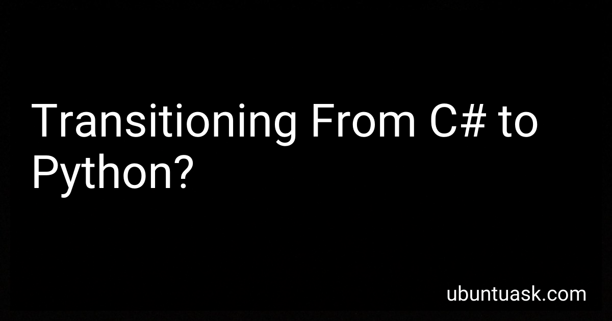 Transitioning From C To Python In 2025