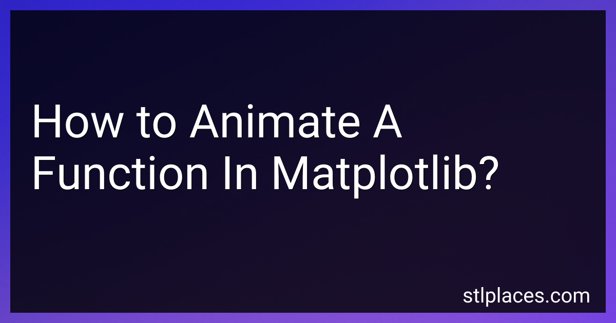 How To Animate A Function In Matplotlib In 2024